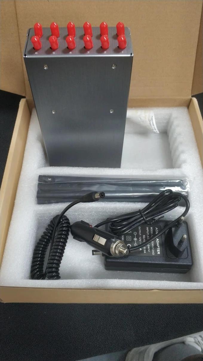 Custom Rf Signal Blocker 2 3 4 5g Wifi Gps Vhf Uhf Mobile Cell Phone Signal Jammer