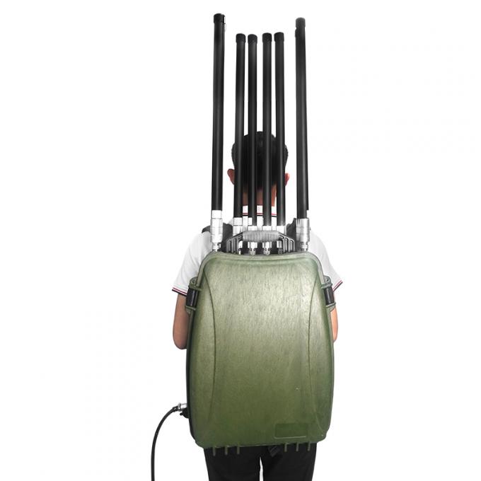 Shield Range 1000-1800 Meters Anti UAV Jammer Backpack Drone Signal Jammer