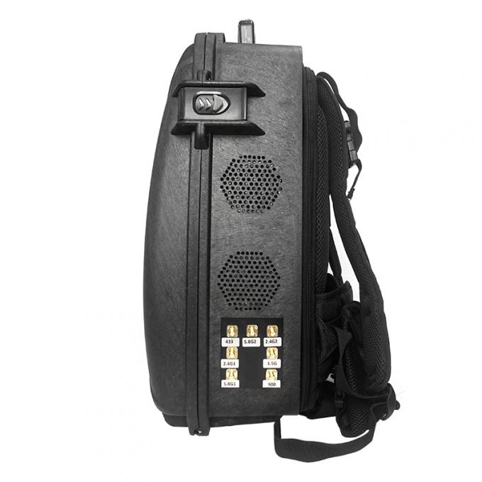 Backpack WiFi 5.8GHz 2.4GHz 433MHz GPS Anti Drone Jammer Drone Signal Blocker